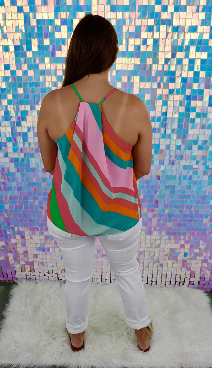 Roxy Summer Stride Front Panel Tank – NOLA BOO