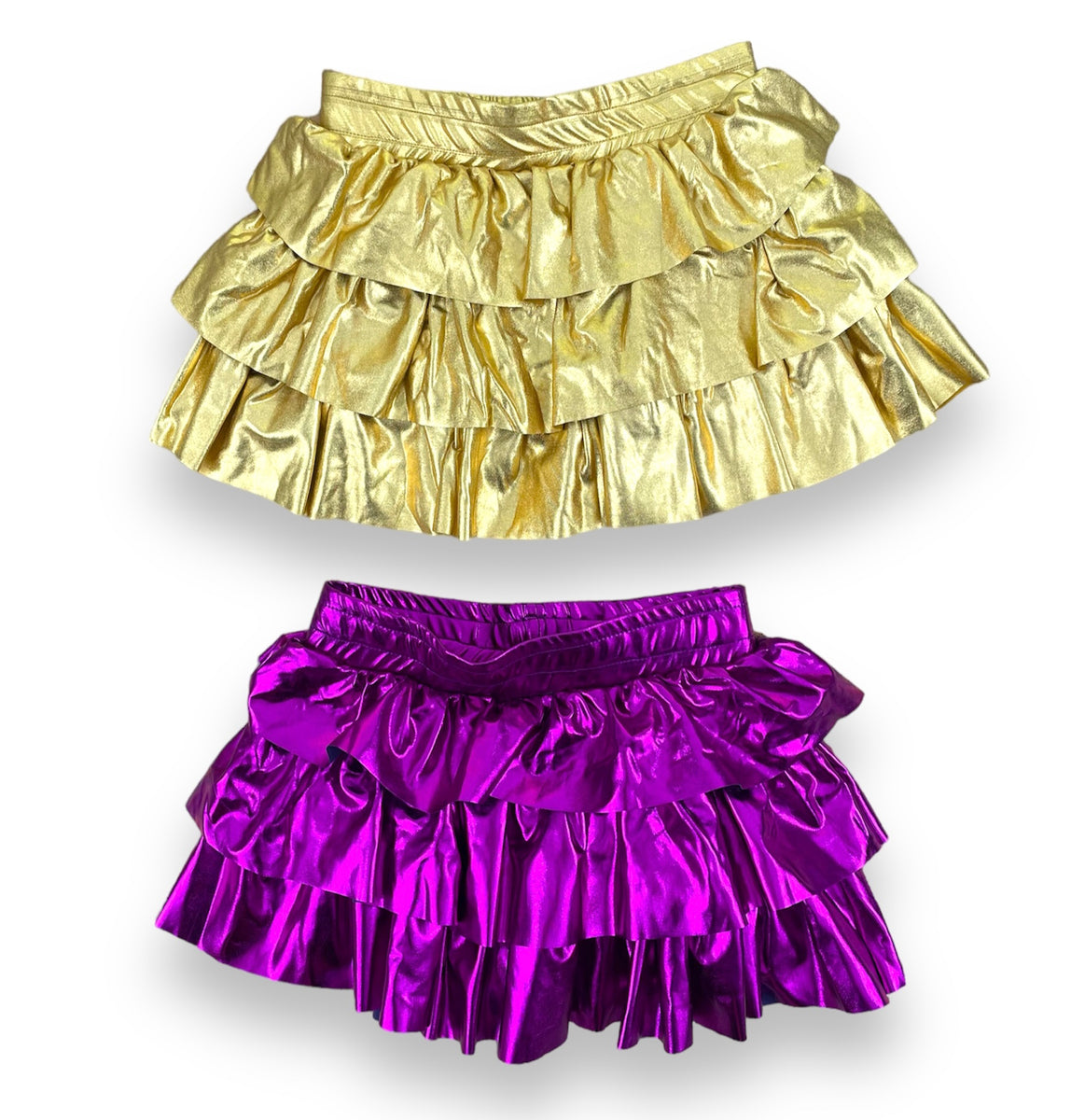 Toddler Solid Vinyl Skort In Gold Or Purple – NOLA BOO