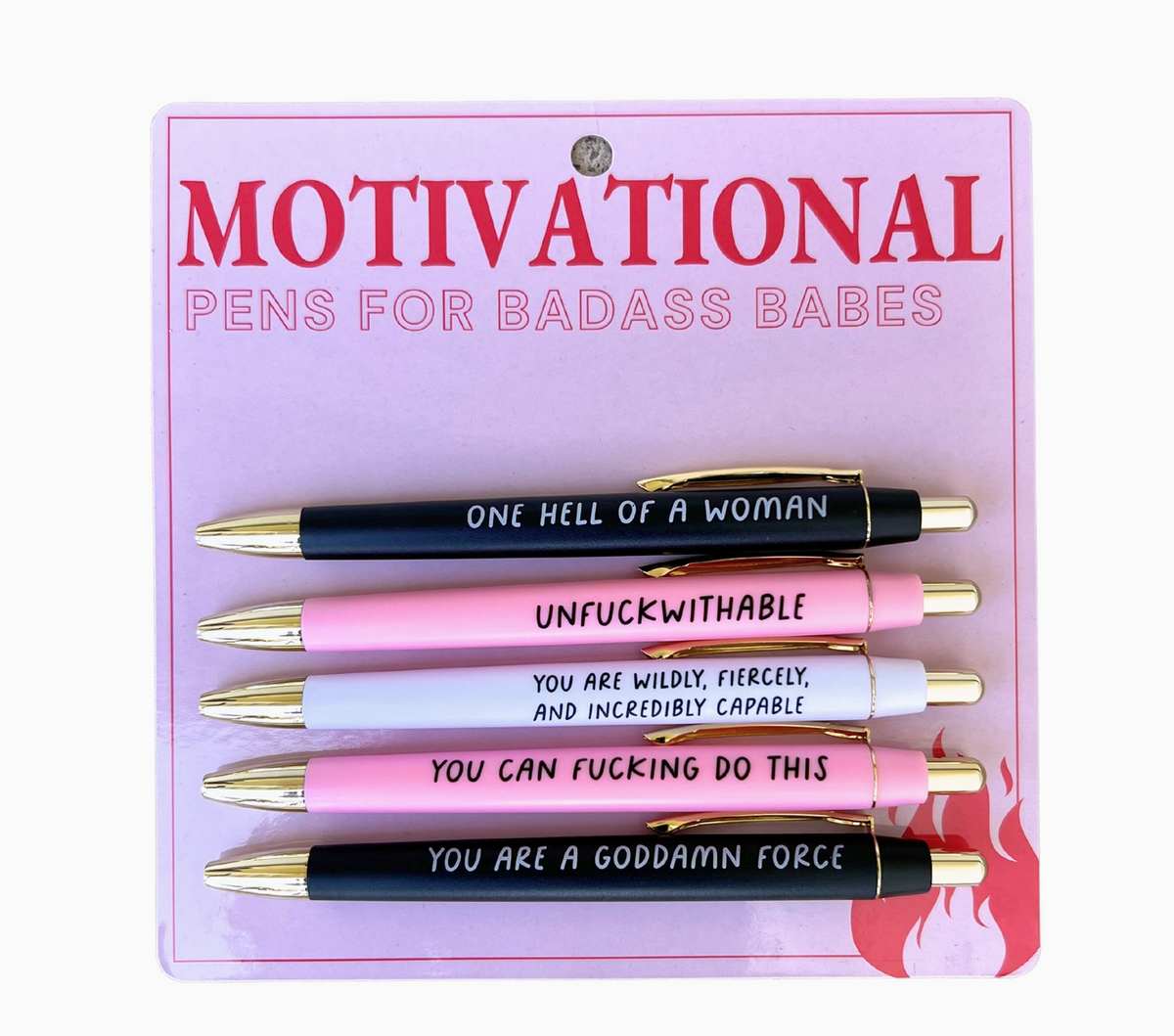 Motivational Pen Set For Bada** Babes – NOLA BOO