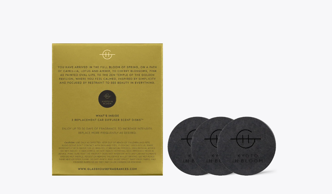 Glasshouse Car Diffuser Refills In 3 Scents – NOLA BOO