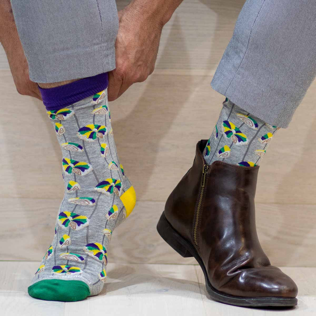 Men's Here for the King Cake Socks – NOLA BOO